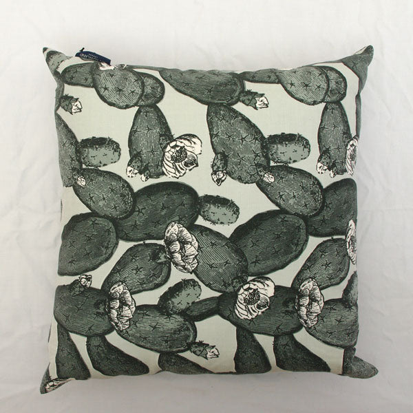 Jen Rowland Misty Grey Cactus Cushion – Designs Gallery